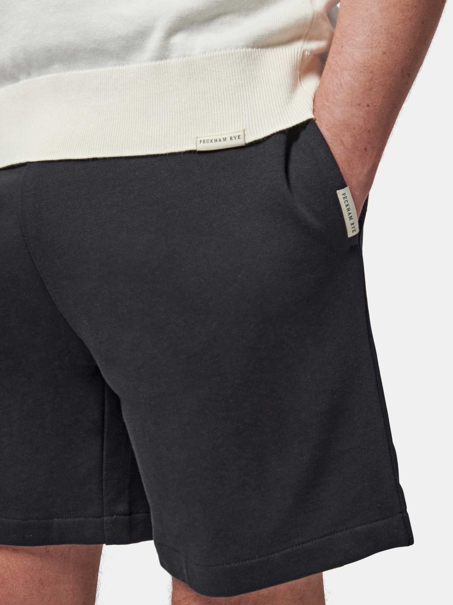 French Terry Shorts in Black – Peckham Rye